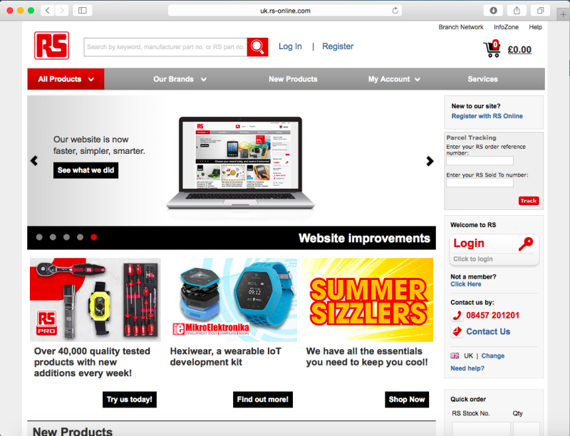 RS Components implements thousands of improvements to make its website ...
