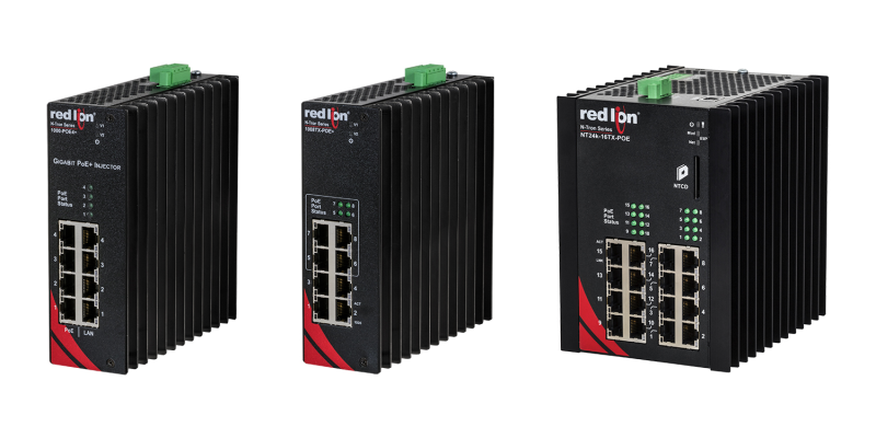 Red Lion Unveils Additional Power over Ethernet Plus (PoE+) Gigabit ...