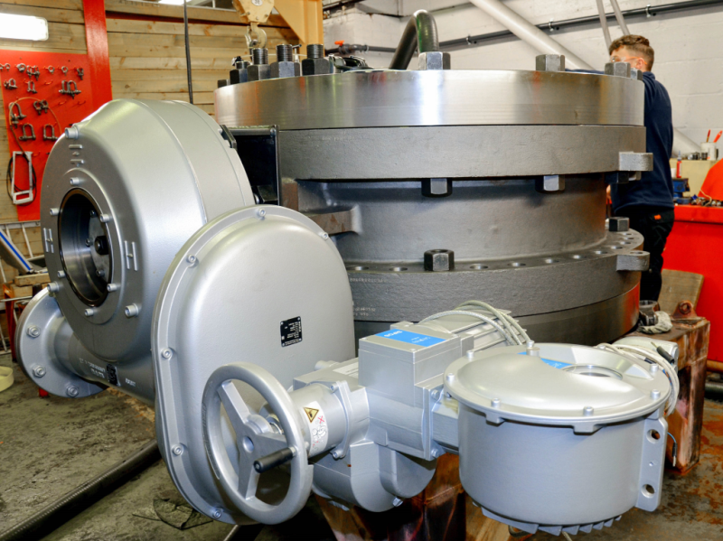 KOSO Kent Introl design and manufacture a 48” butterfly valve, their ...