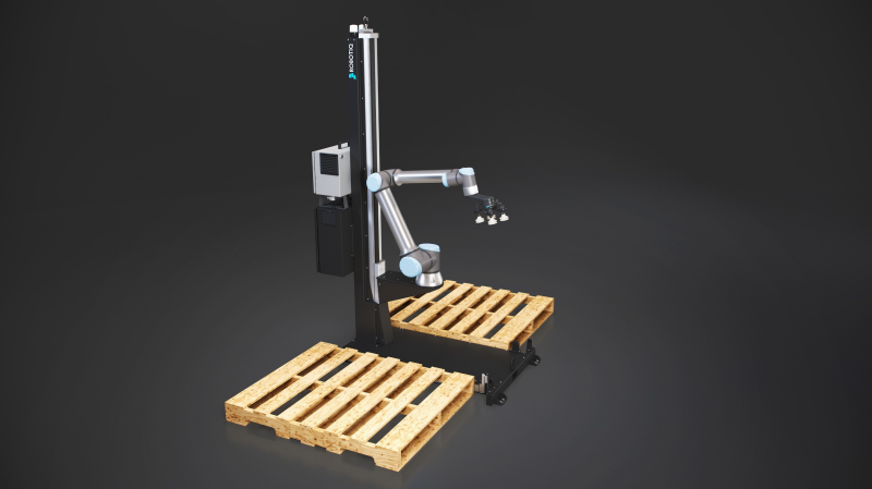 Speed and simplicity from new Robotiq cobot palletising system ...