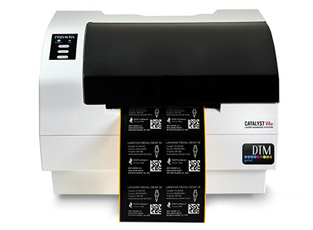 New Catalyst Laser Label Marking System prints and cuts highly durable ...