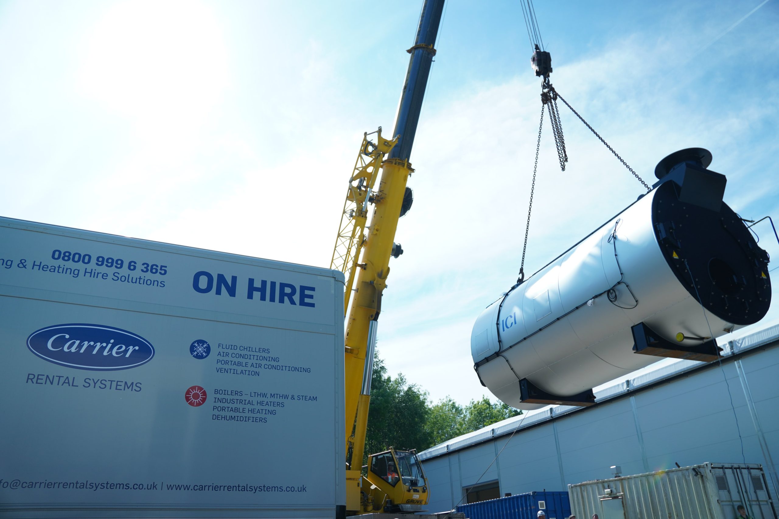Carrier expands rental fleet with new trailerised steam boilers ...
