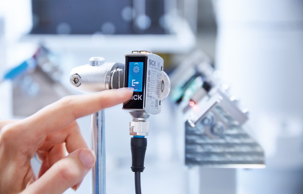 The SICK W10 Swipe-and-Set-up Touchscreen Sensor is a World First ...